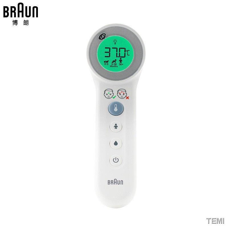 เครื่องวัดอุณหภูมิหน้าผาก Braun / BNT400 เครื่องวัดอุณหภูมิอินฟราเรดสำหรับทารกในครัวเรือนที่มี ...