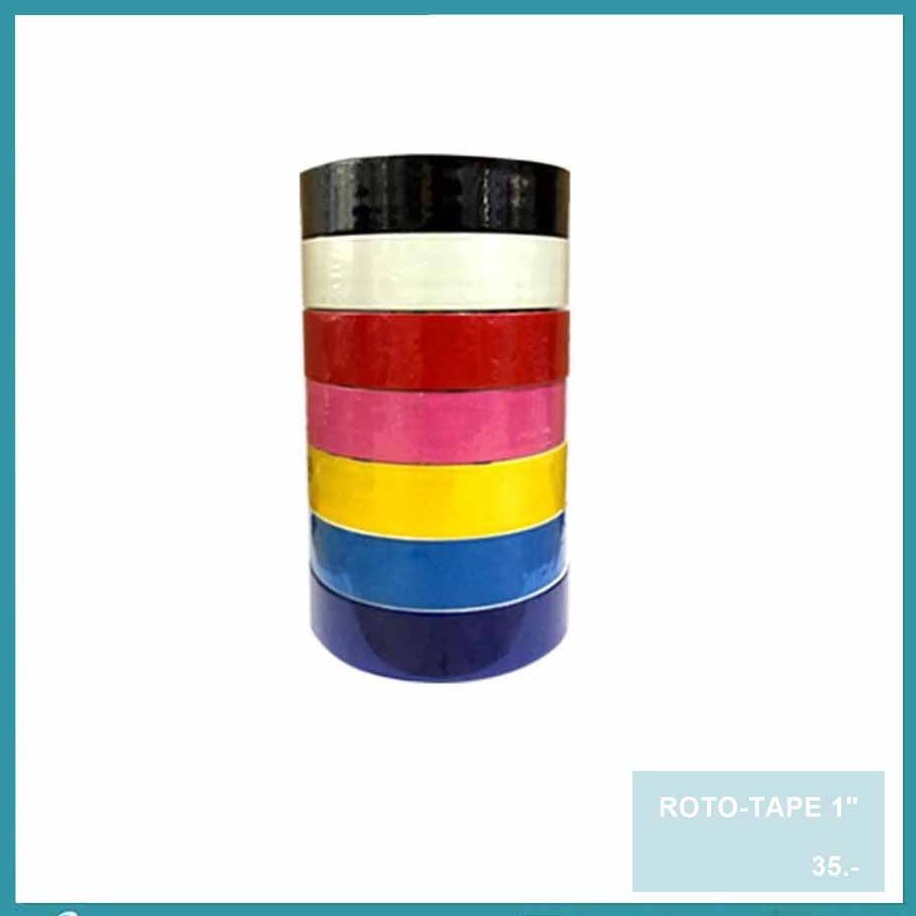 ROTO TAPE แบบยกลัง(108ม้วน) เทปผ้า เทปกาว คุณภาพดี ติดแน่น ไม่ทิ้งคราบ ...