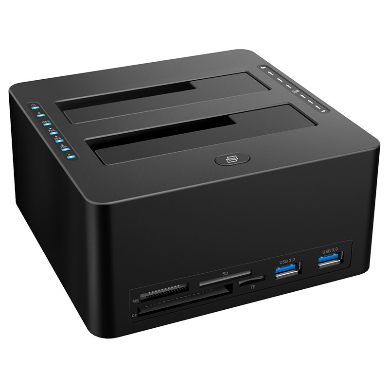 Fideco External Hard Drive Docking Station SATA USB 3.0 HDD Duplicator ...