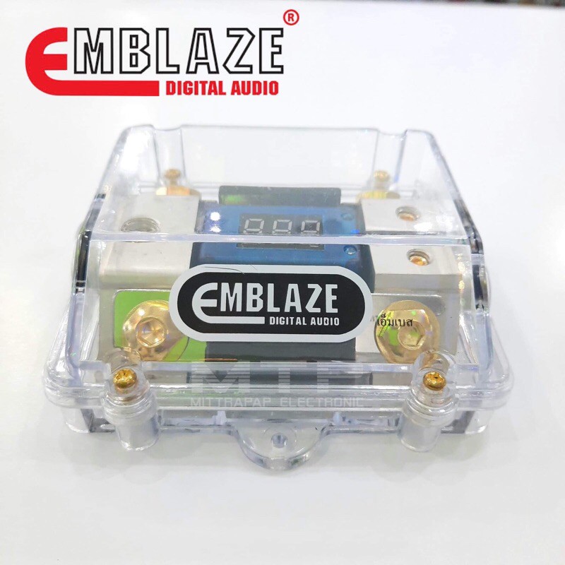 ฟิวส์ดิจิตอล Emblaze เข้า 1 ออก 2 มีวัดโวลท์ - mm.carshop - ThaiPick
