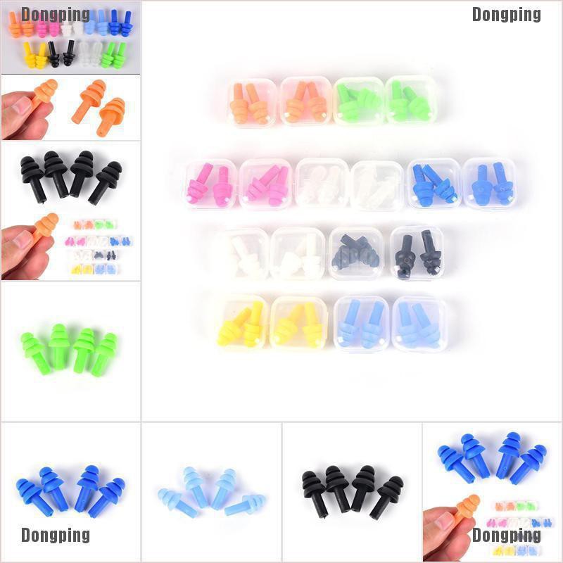 don2Pair Soft Silicone Ear Plugs Anti Noise Hearing Protection Earplugs ...