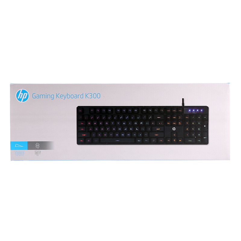 คีย์บอร์ด - HP K300 - Keyboard Membrane Gaming 104 Key BLACK ...