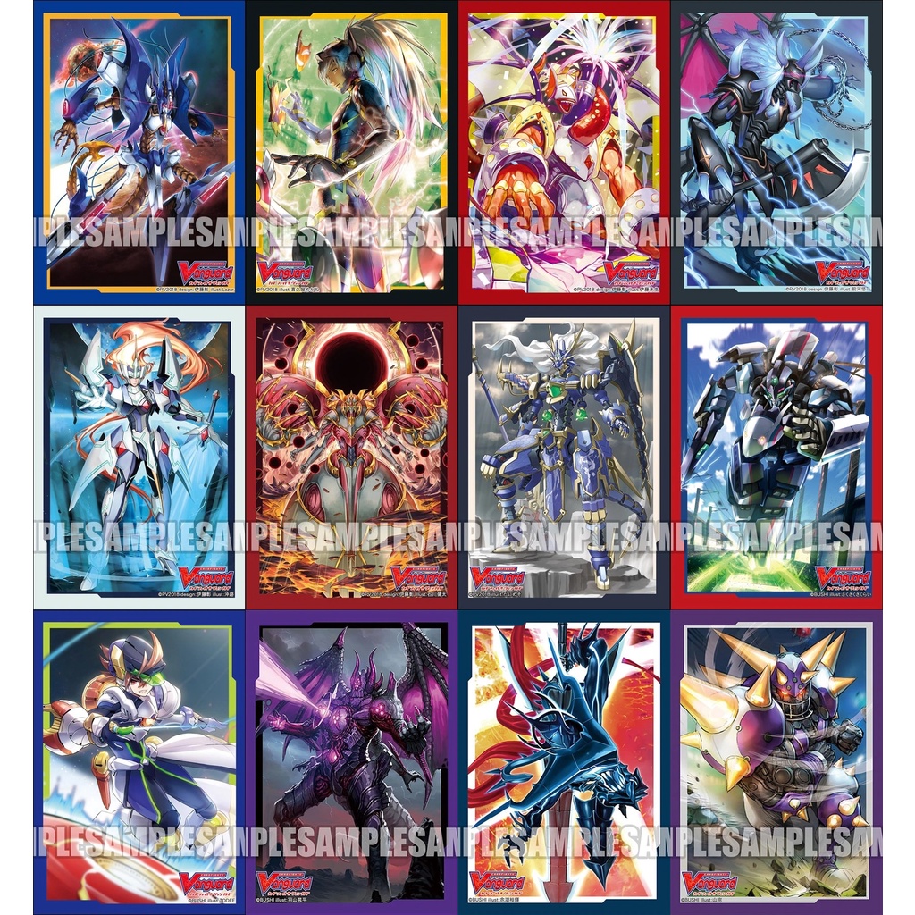 (แยกขายซอง) เศษสลีฟแวนการ์ดซองคลุม Bushiroad Sleeve Collection Mini Cardfight Vanguard - V ...