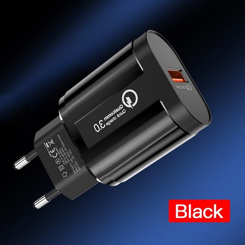 โปร1แถม1หัวชาตเร็ว 18 วัตต์ ACCEZZ Quick Charge 3.0 Charger EU US UK QC3.0 18W Fast Charging ...