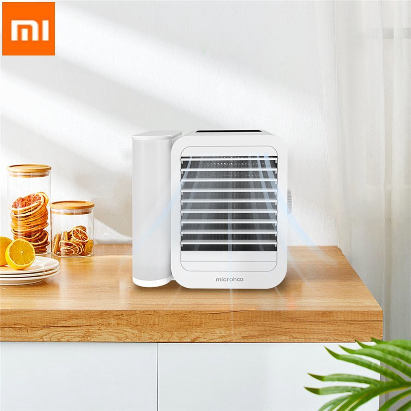 Xiaomi Microhoo 3 In 1 Mini Air Conditioner Water Cooling Fan Touch ...