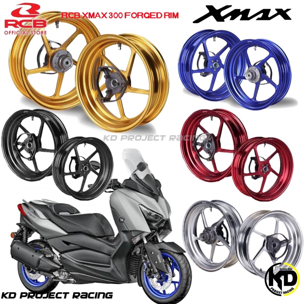 ล้อแม็ก RCB XMAX 300 FORGED RIM ลายห้าก้าน | Shopee Thailand