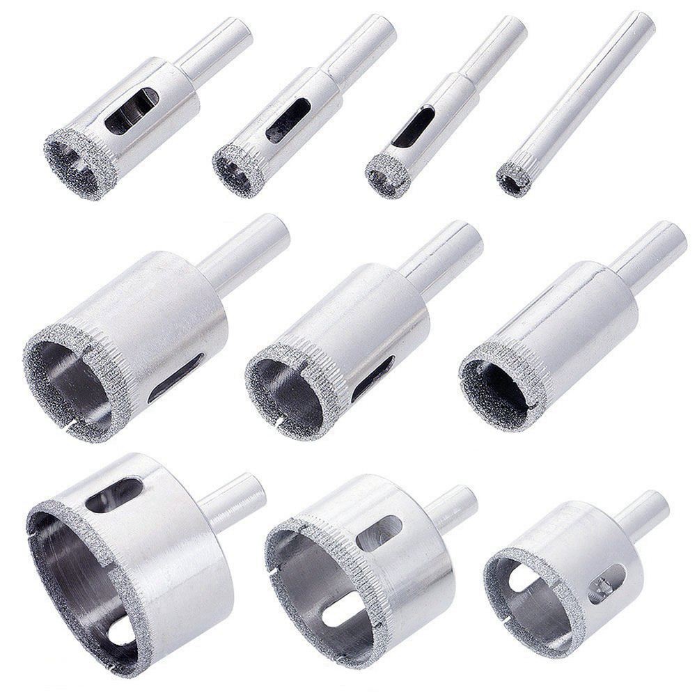 Diamond Drill Bits - Glass and Tile Hollow Core Drill Bits Extractor ...