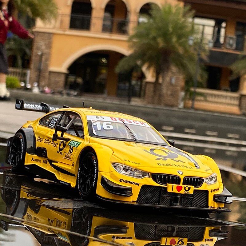 Large Size 1:24 BMW M4 DTM Le Mans Racing Car Alloy Car Diecasts Metal ...