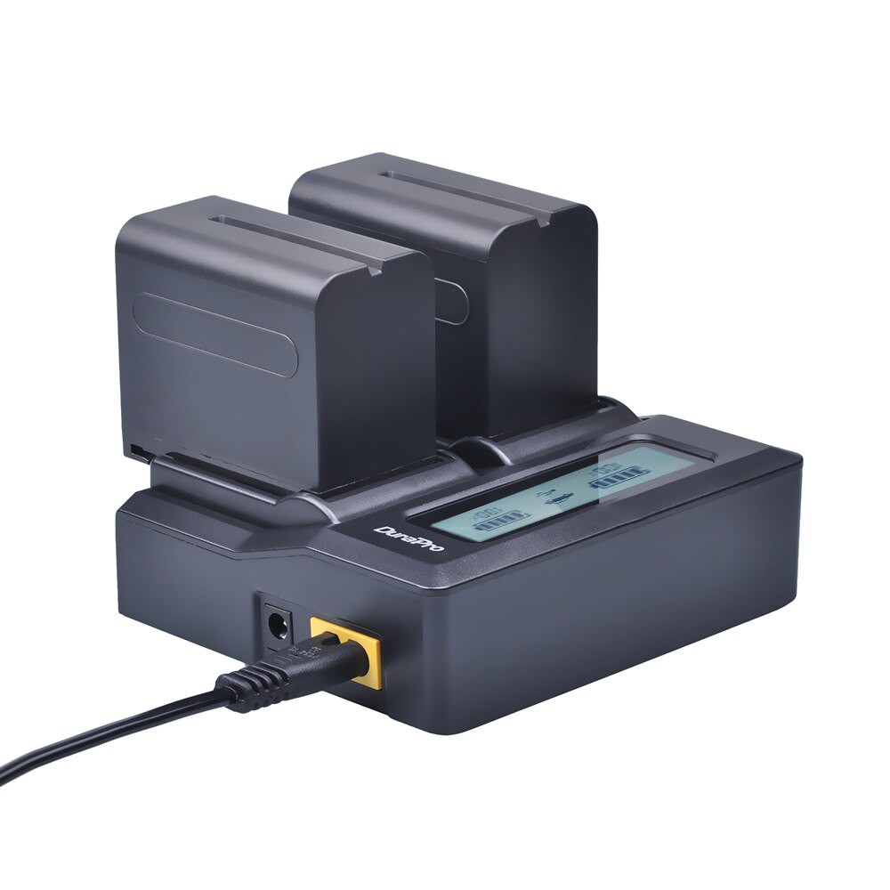 NP-F970 F960 7.2 V 7200 mAh แบตเตอรี่ + LCD สำหรับ SONY HVR-HD1000 HVR-HD1000E HVR-V1J ...