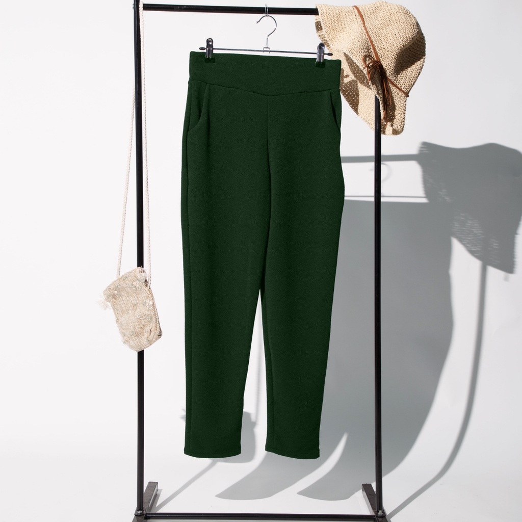 กางเกงขายาว สาวอวบ เอวยืดยืด ใส่สบาย M-7XL (28-44) - sixsteps - ThaiPick