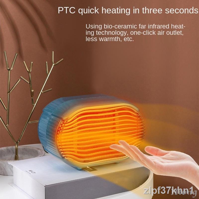 Electric Heater 800W 2 Modes Overheat Protection Heating Fan Thermostat ...