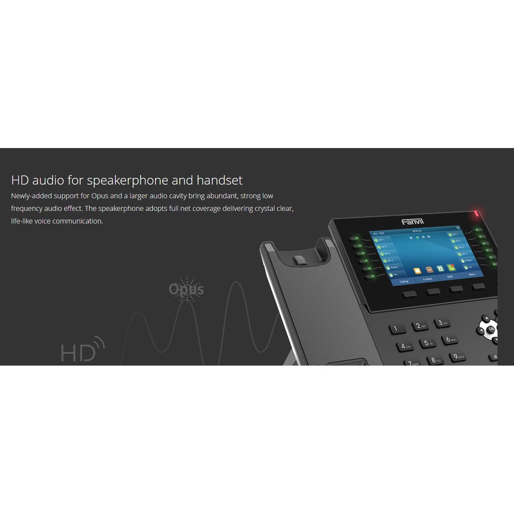 Fanvil X7C Enterprise IP PhoneElegant Designed with Cutting-edge ...