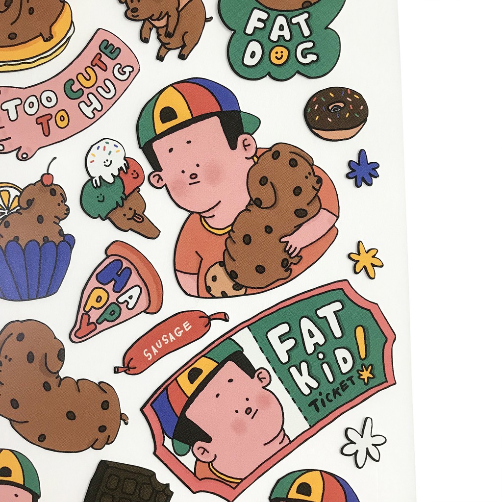 ssktmmee - Large sticker (fat kid) - ssktmmee - ThaiPick