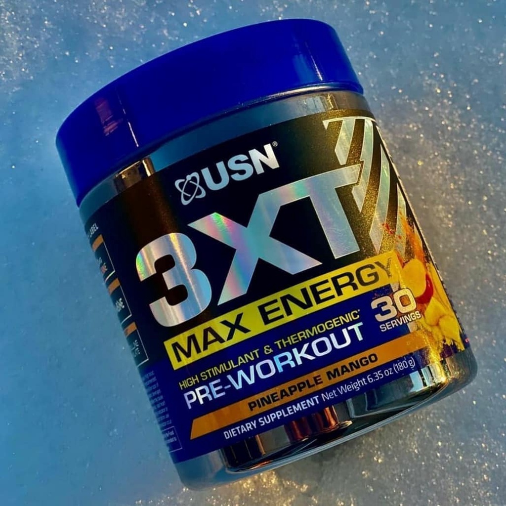 USN 3XT MAX ENERGY Pre-Workout (30Servings) พรีเวิร์คเอาท์ เพิ่ม ...