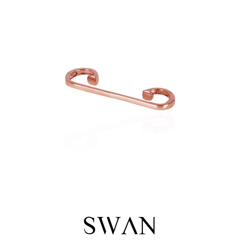 SWAN - Adna Plain Cuff ต่างหูเงินแท้ ต่างหูหนีบ ไม่ต้องเจาะ ต่างหูเงินเกลี้ยง - swanthailand ...