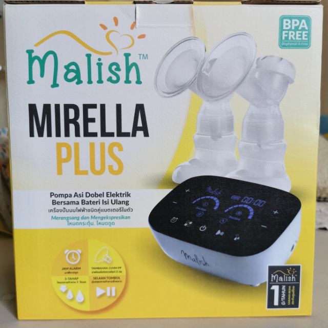 เครื่องปั๊มนม Malish Mirella Plus | Shopee Thailand