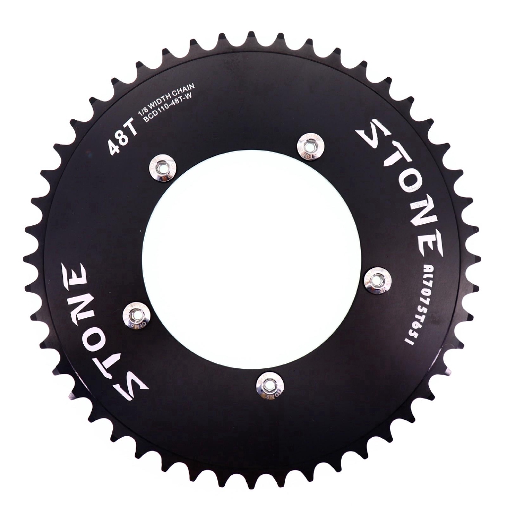 แหวนเกียร์ 110 BCD Aero Fixed Gear Fixie 42T 46T 48T 50T 52t 54 57 58t ...