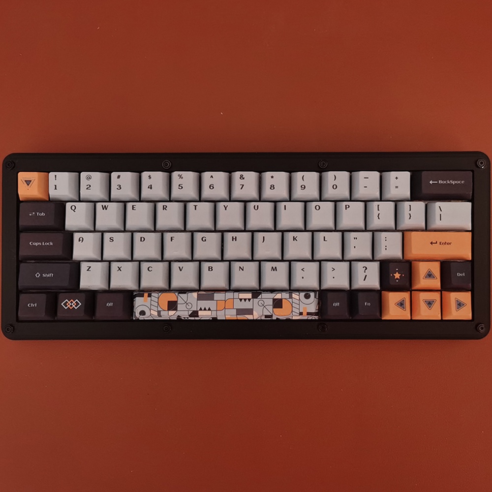 Rebel60 64 Layout Mechanical Keyboard DIY Kit Black Acrylic Stacked ...