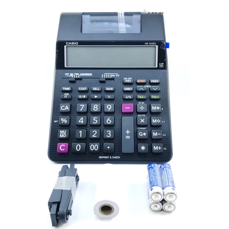 Casio HR-100RC เครื่องคิดเลขพิมพ์กระดาษคาสิโอ ของใหม่ ของแท้ ...