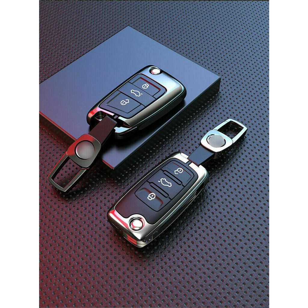 ღღPremium High Quality Metal Car Key Case Cover Bag For VW Eos Golf ...