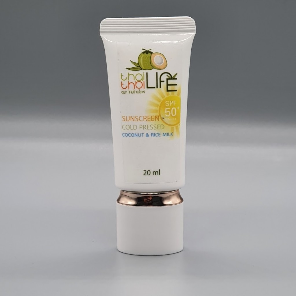 Thai ThaiLIFE SUNSCREEN SPF50+PA+++COLD PRESSED 20 ml | Shopee Thailand