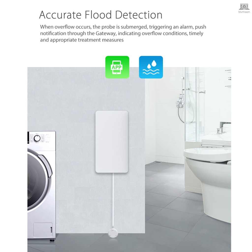 WIFI Water Leak SENSOR น้ำรั่ว Intrusion Detector Alert ระดับน้ำ ...