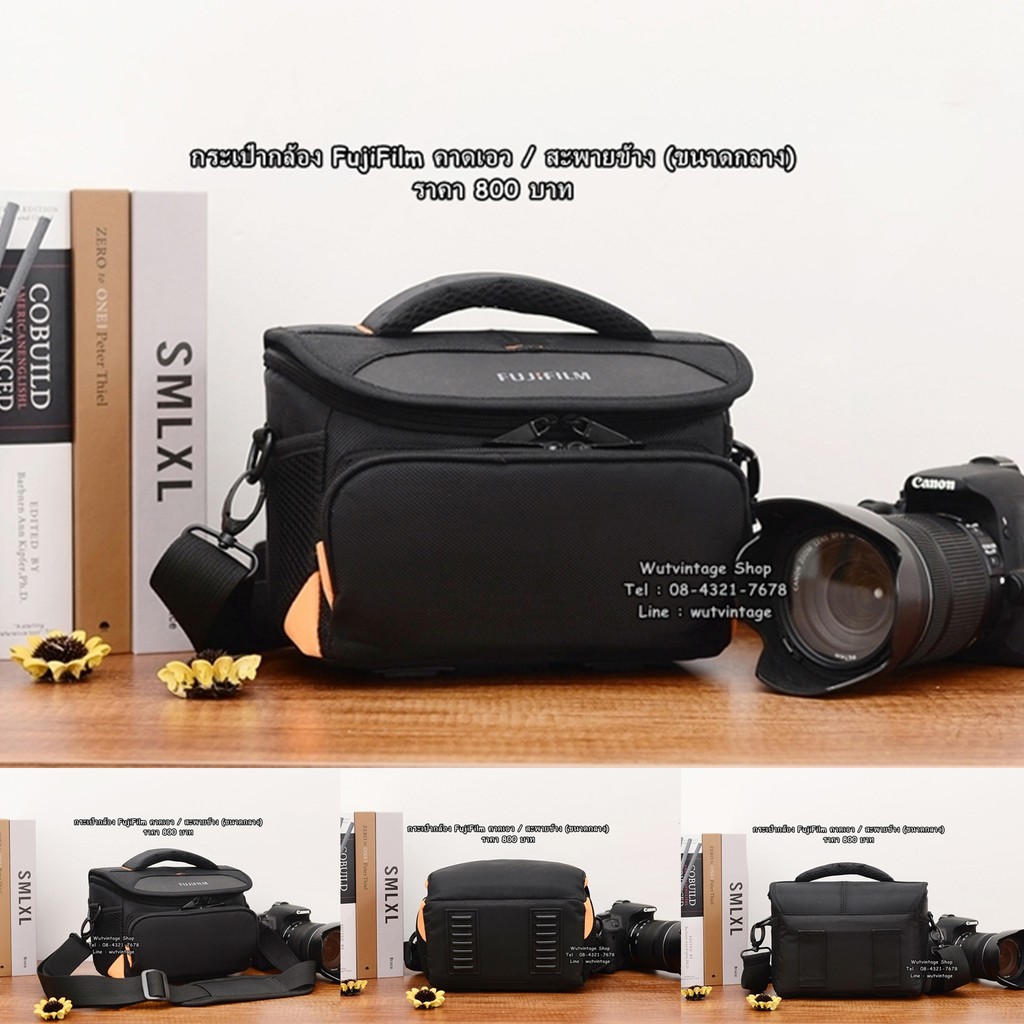 ราคาถูก เคสกล้อง Fuji XT30 ฐาน XT20 XT10 ซองหนังผ้าใบ XT3 กระเป๋ากล้อง XT2 เปลือกป้องกันครึ่งชุด ...