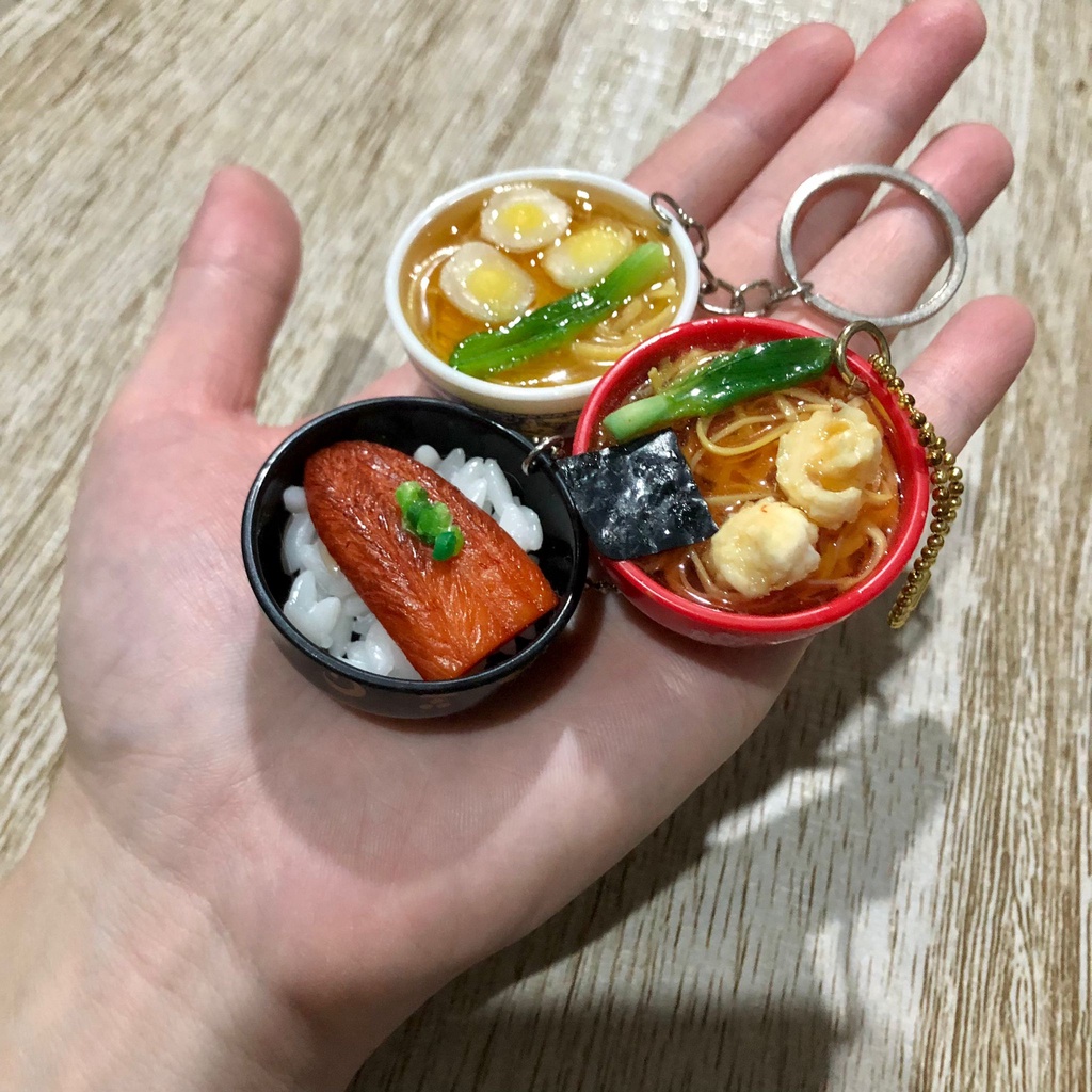 Tiny Japanese Food Collectibles Keychains อาหารจิ๋ว อาหารญี่ปุ่น พวง ...