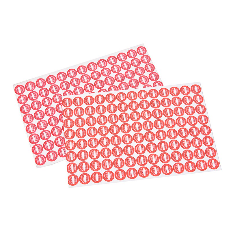 Purpleredto208Pc 10mm warranty fragile seal label sticker universal ...