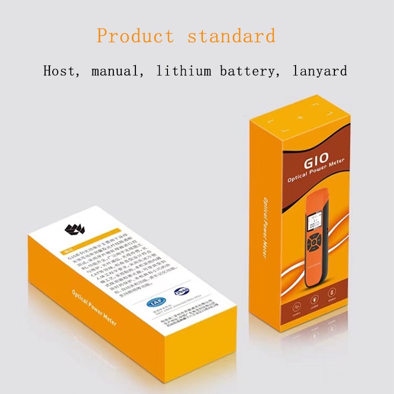 ﺴG10 Optical Power Meter New High Precision Rechargeable Battery Fiber ...