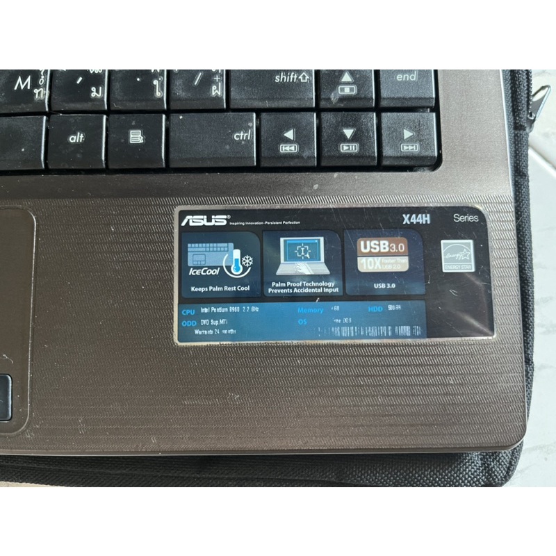 Note Book ASUS X44H มือสอง 4GB Hdd500 Intel Pentium B960 2.20 Ghz ...