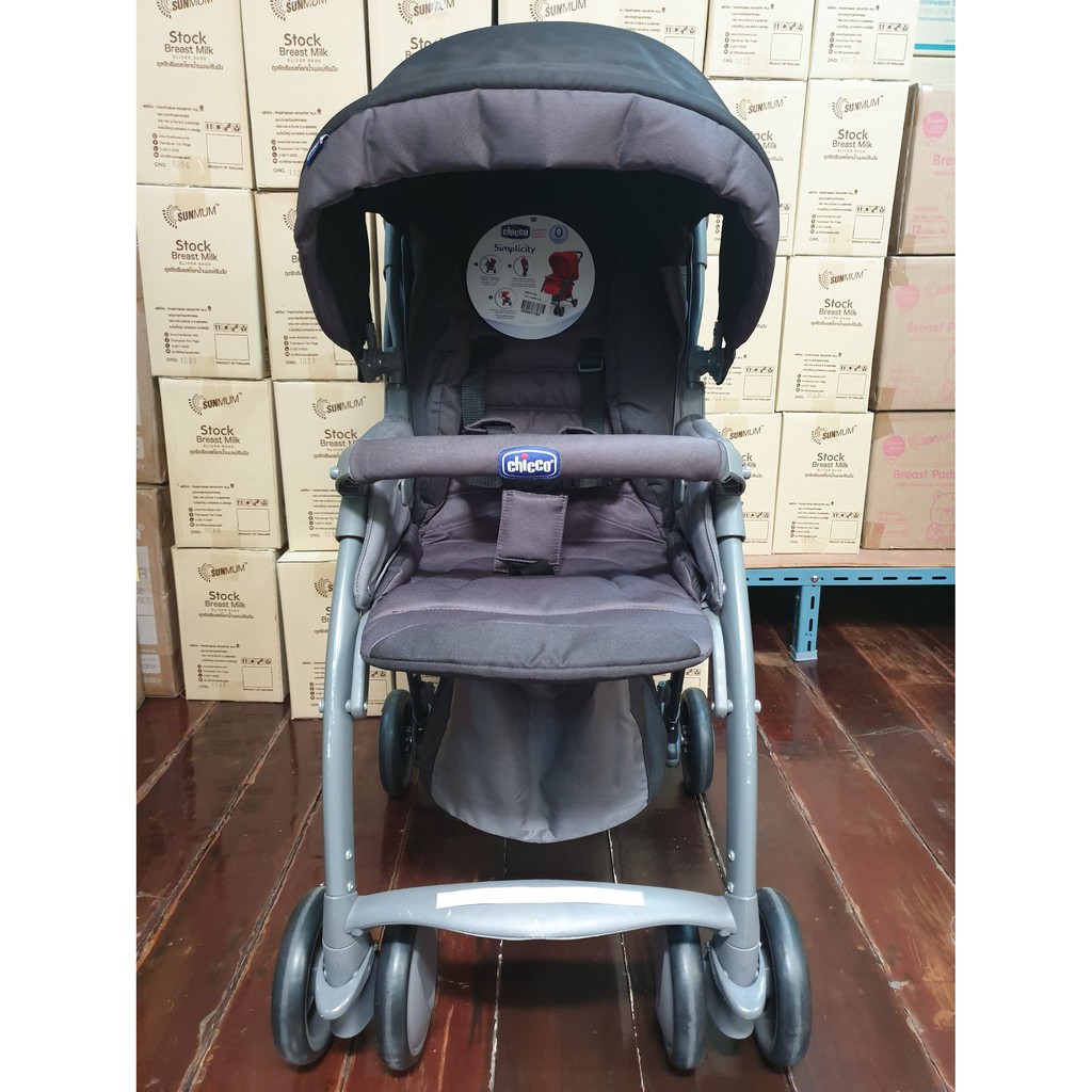 Chicco รถเข็นเด็กรุ่น Simplicity Stroller Plus Anthracite สีดำ (สินค้า ...