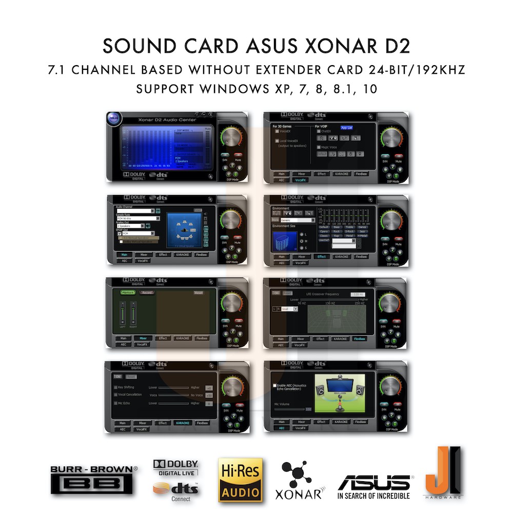 Sound Card ASUS Xonar D2 7.1 Channel (PCI) (มือสอง) - jihardware - ThaiPick