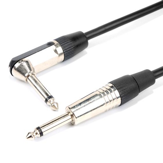 1.5m3m5m10m6.35mm Jack To 6.35mm 14 Microphone Cable Guitar cord Mono ...