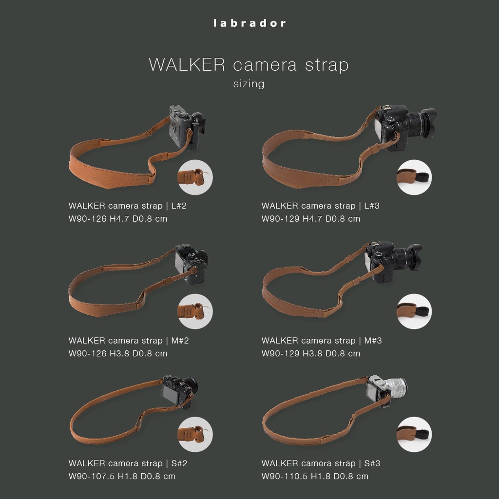 labrador WALKER camera strap M3 สายกล้องแบบคล้องคอ (LAA137) - labrador ...