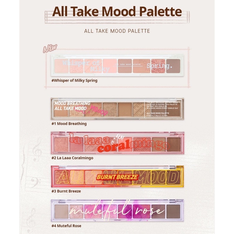Peripera All Take Mood Palette Eyeshadow - makeup_beautyshop - ThaiPick