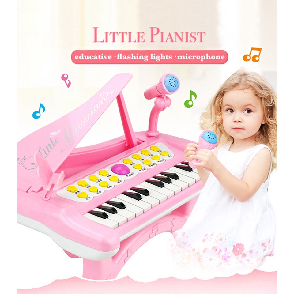 BElectronic Musical Piano Education Instruments Microphone Keyboard for ...