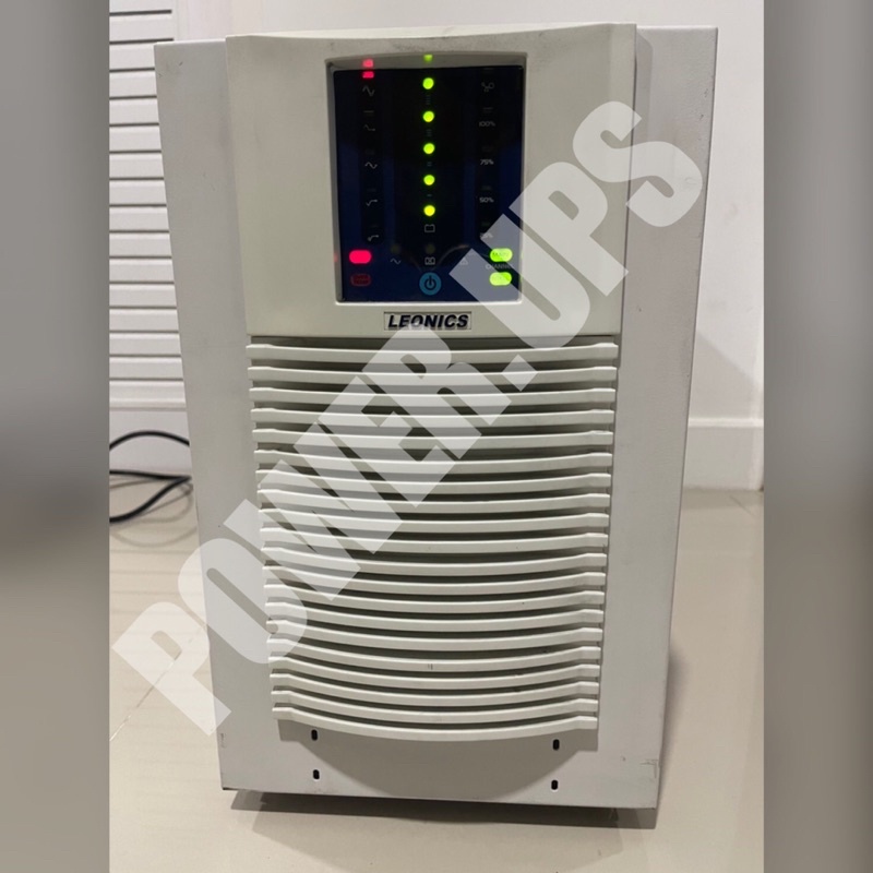 UPS เครื่องสำรองไฟมือสอง LEONICS รุ่น USC-3000VA/1800W พร้อมแบตเตอรี่ ...