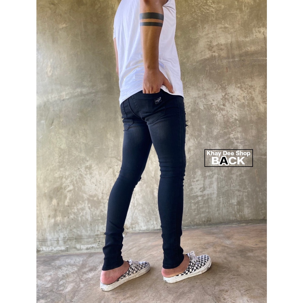 ยีนส์เดฟชาย งานพรีเมียมดำฟอกสุดฮิต - khaydee_888 - ThaiPick