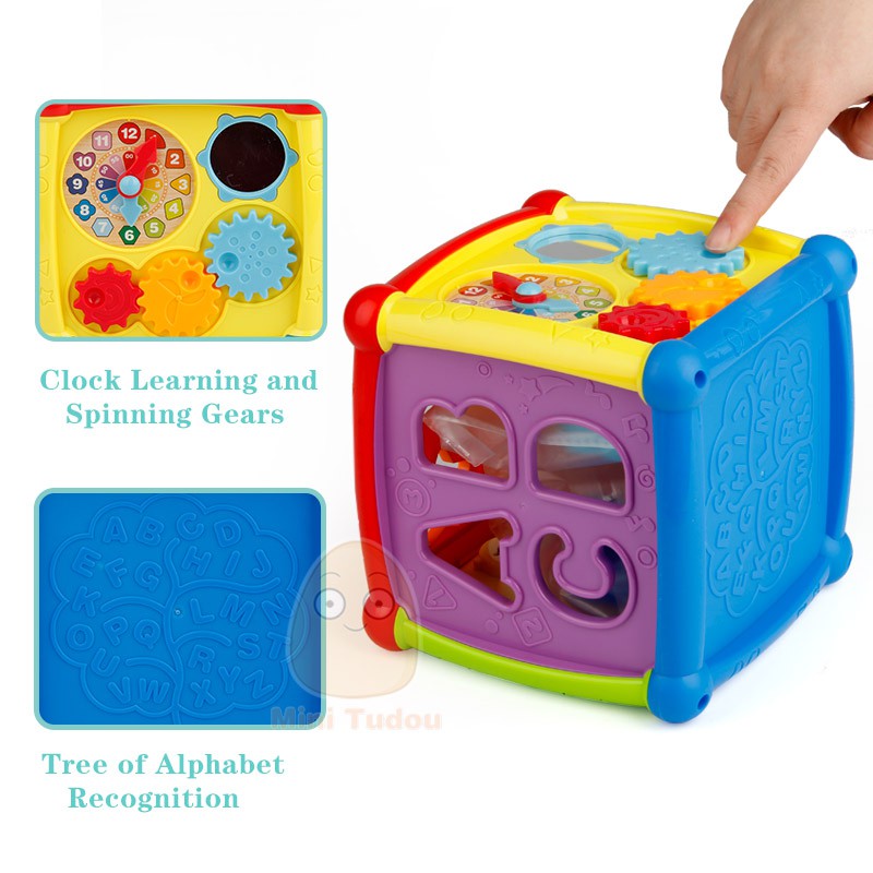 ซ้อนของเล่นMultifunctional Musical Toys Toddler Baby Box Music ...