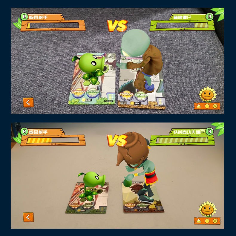 Genuine Plants vs. Zombies Cards Full set of flash card AR Deluxe ...