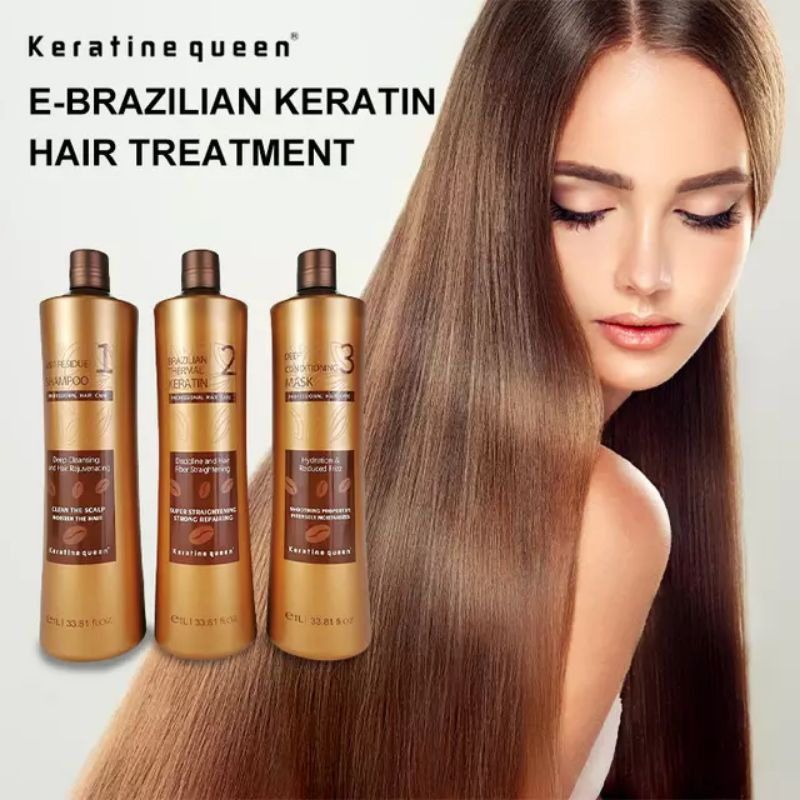 โปตินบำรุงผม เคราตินสด ทรีทเมนท์เคราติน ขนาด 1000มล KERATIN QUEEN E ...