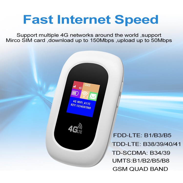 4G Lte ocket Wifi Router Car Mobile Wifi Hotsot Wireless Broadband Mifi ...