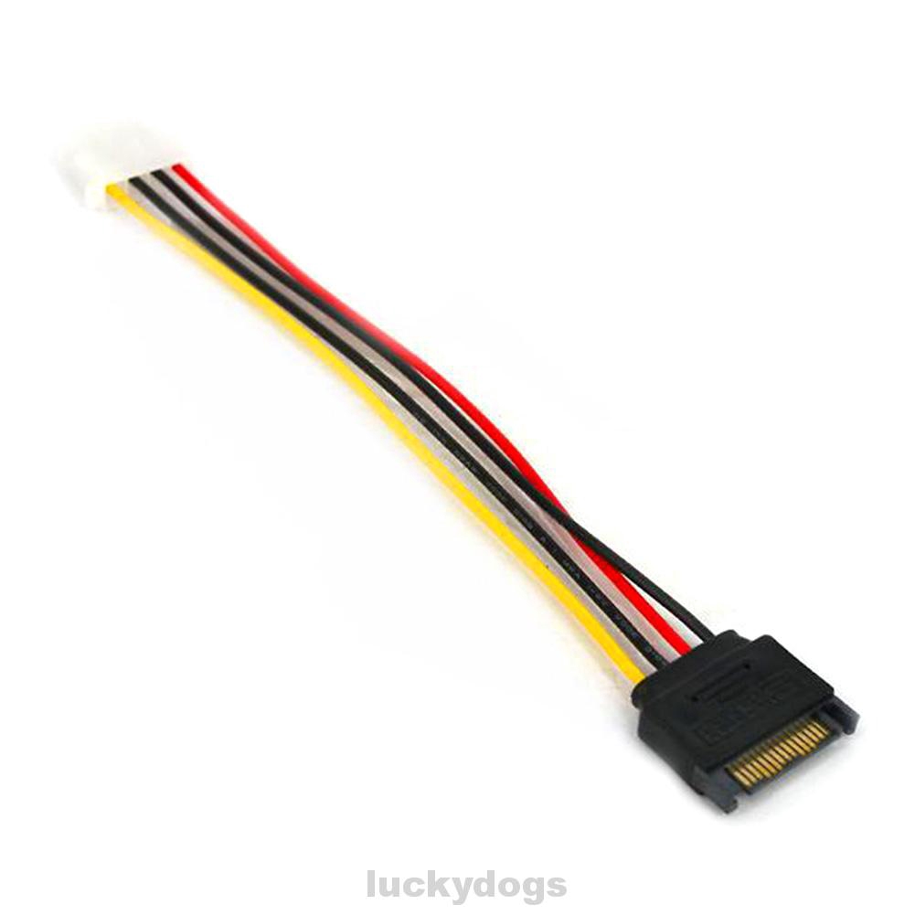 15pin 15P Sata Serial ATA Male to Molex IDE 4 Pin Female M-F Hard Drive ...