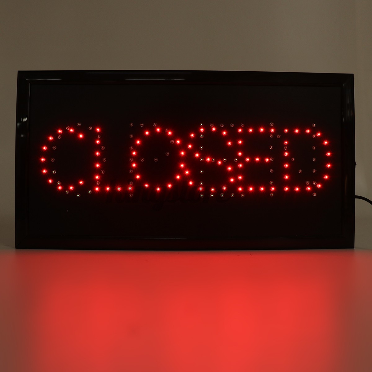 Flashing LED Neon Light Business Sign OPEN CLOSE 2 in 1 Display Cafe ...