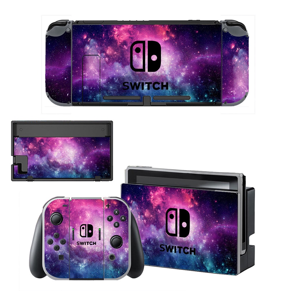 Ren TiantangNS Game Console Joy-Con Grip Dock Stand Full Set Decal ...