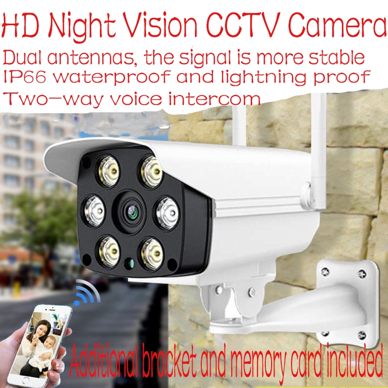 HD Night CCTV Camera wifi Outdoor waterproof surveillance camera HD ...