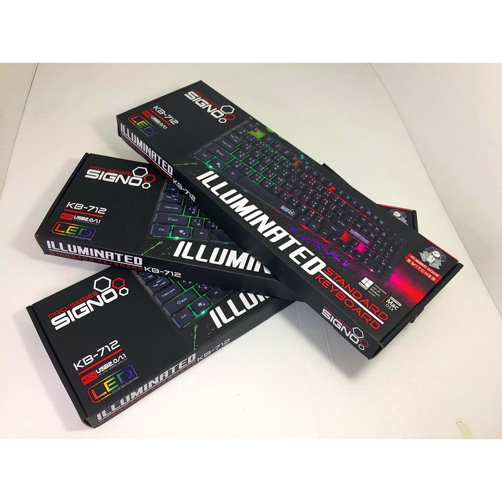 NUBWO NK-30 เกมส์มิ่งคีย์บอร์ด Rubber dome switch Vakant - it_family - ThaiPick