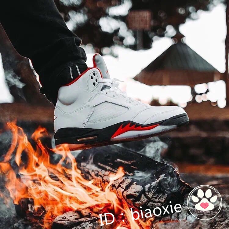 Air Jordan 5 Fire Red Rukawa Maple Basketball Shoes DA1911-102 ...