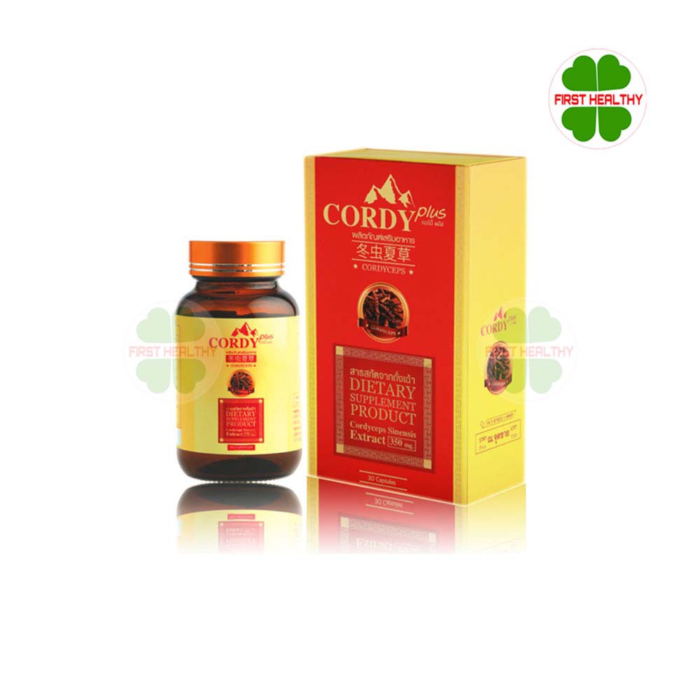 Cordy Plus คอร์ดี้ พลัส ถั่งเฉ่า อ.วิโรจน์ (1 ขวด 30 แคปซูล) - first ...